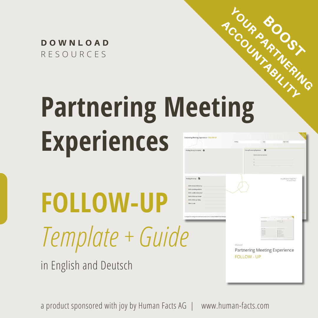 Partnering Meeting Experience FOLLOW-UP Template + Guide